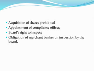 Merchant Banking Functions and Guidelines | PPT