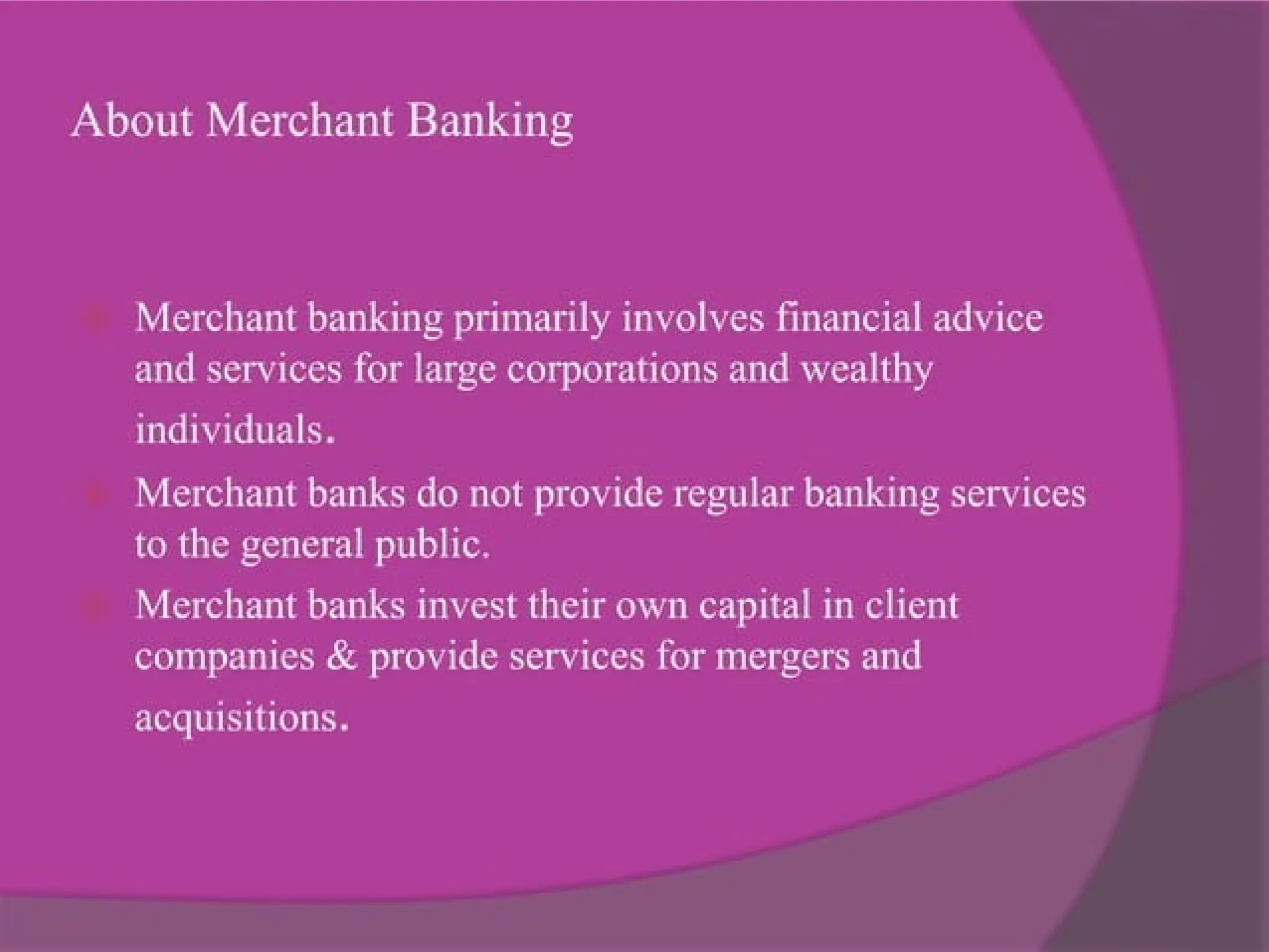 Merchant banking in India- overview Unit- I.pptx