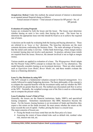 Merchant banking and financial services unit 4 notes for mba | DOC ...