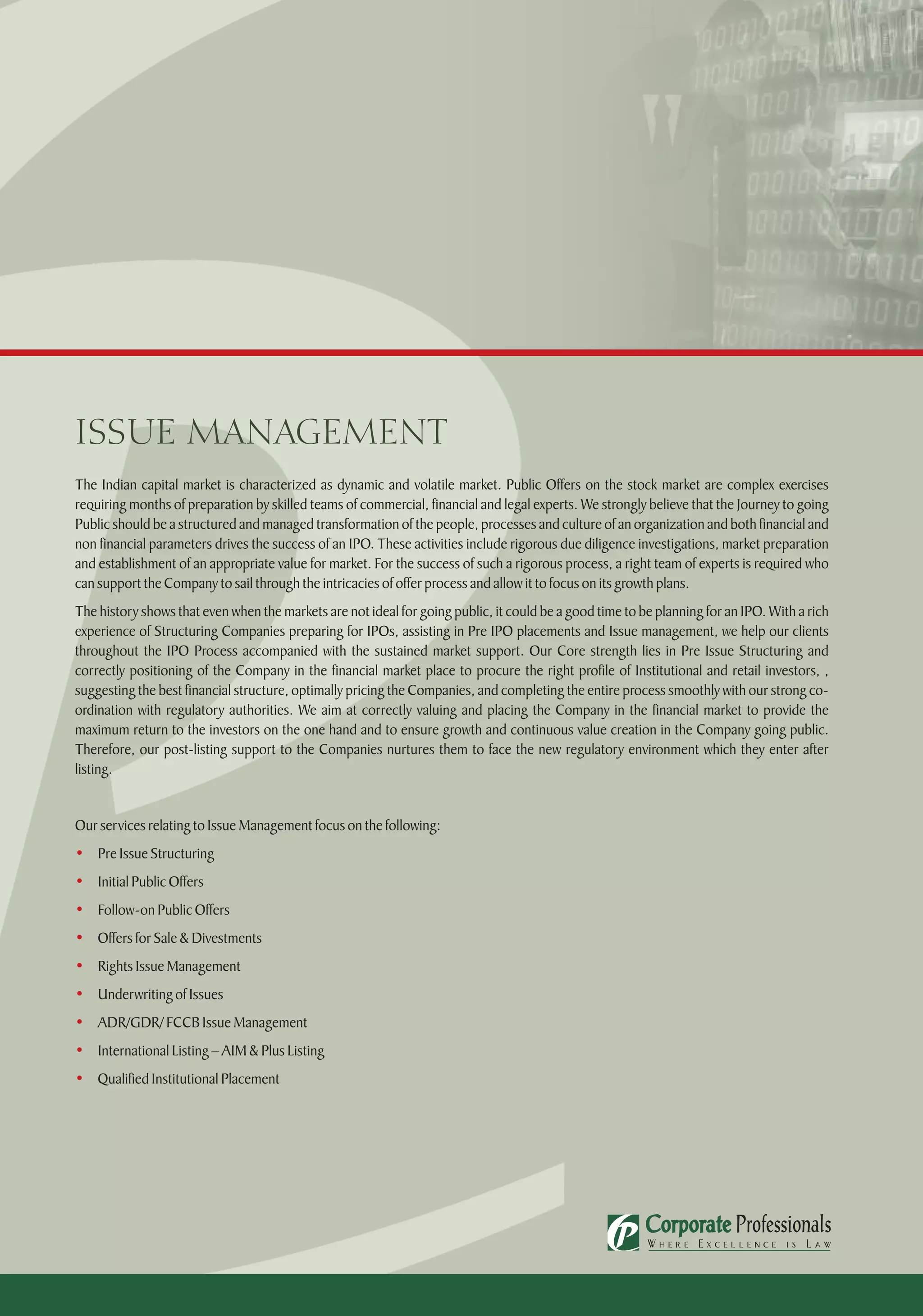 Merchant Banking Brochure | PDF