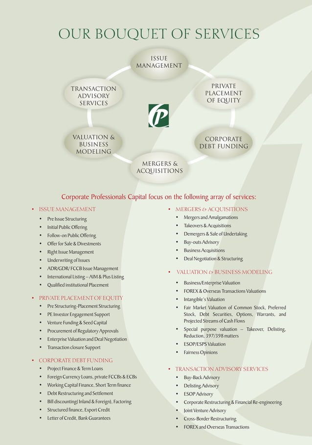 Merchant Banking Brochure | PDF | Private Equity | Business Banking ...