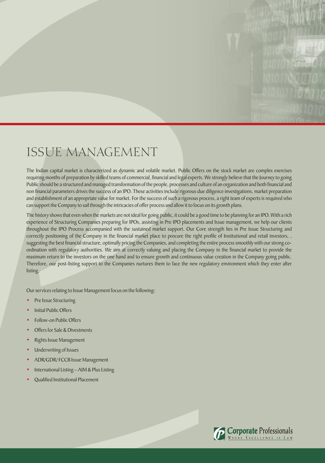 Merchant Banking Brochure | PDF | Private Equity | Business Banking & Finance