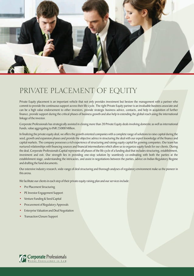 Merchant Banking Brochure | PDF | Private Equity | Business Banking & Finance