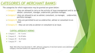 Merchant banking guidelines | PPT