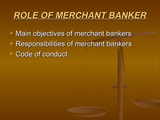 Merchant banking in india | PPT