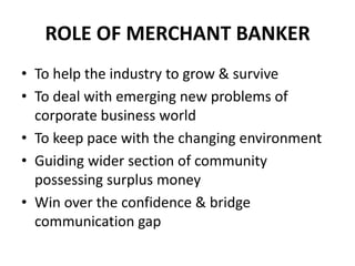 Merchant banking ppt_akshu | PPTX