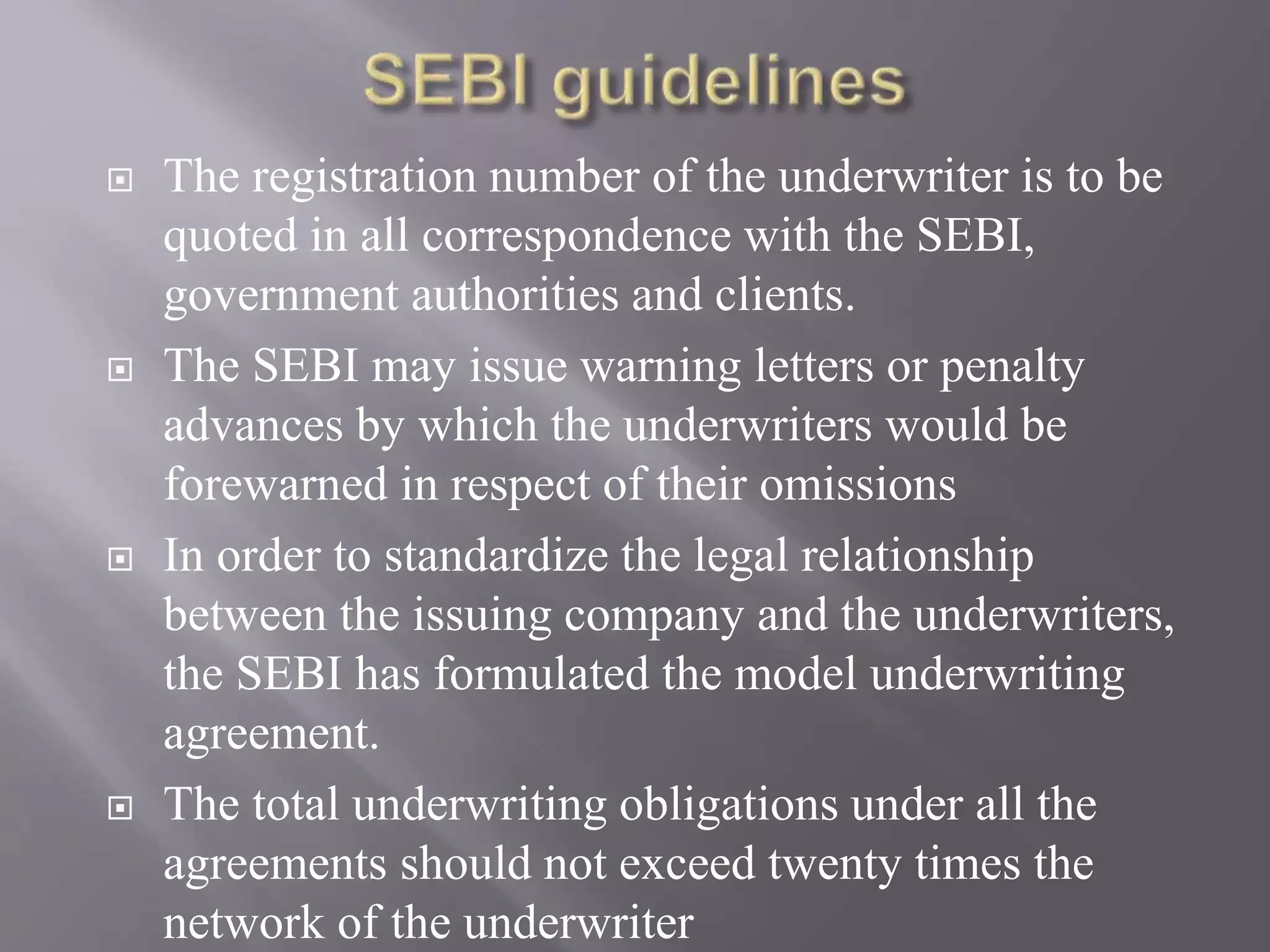 Merchant bank underwriting | PPTX