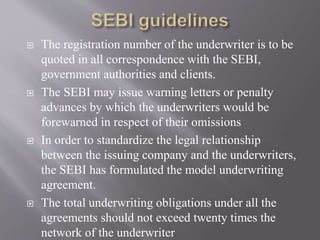 Merchant bank underwriting | PPTX