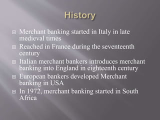Merchant bank underwriting | PPTX