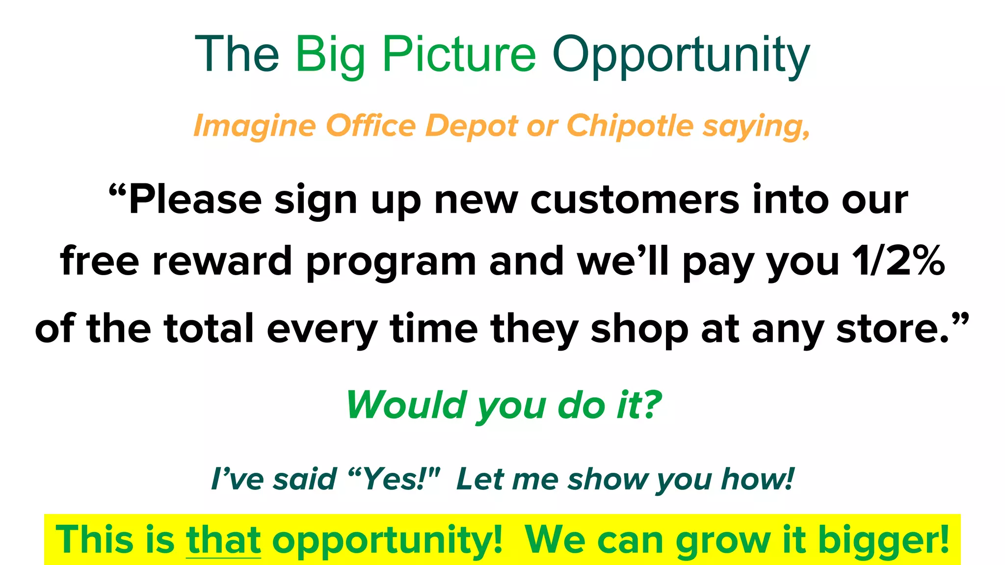 Merchant benefits presentation | PPTX