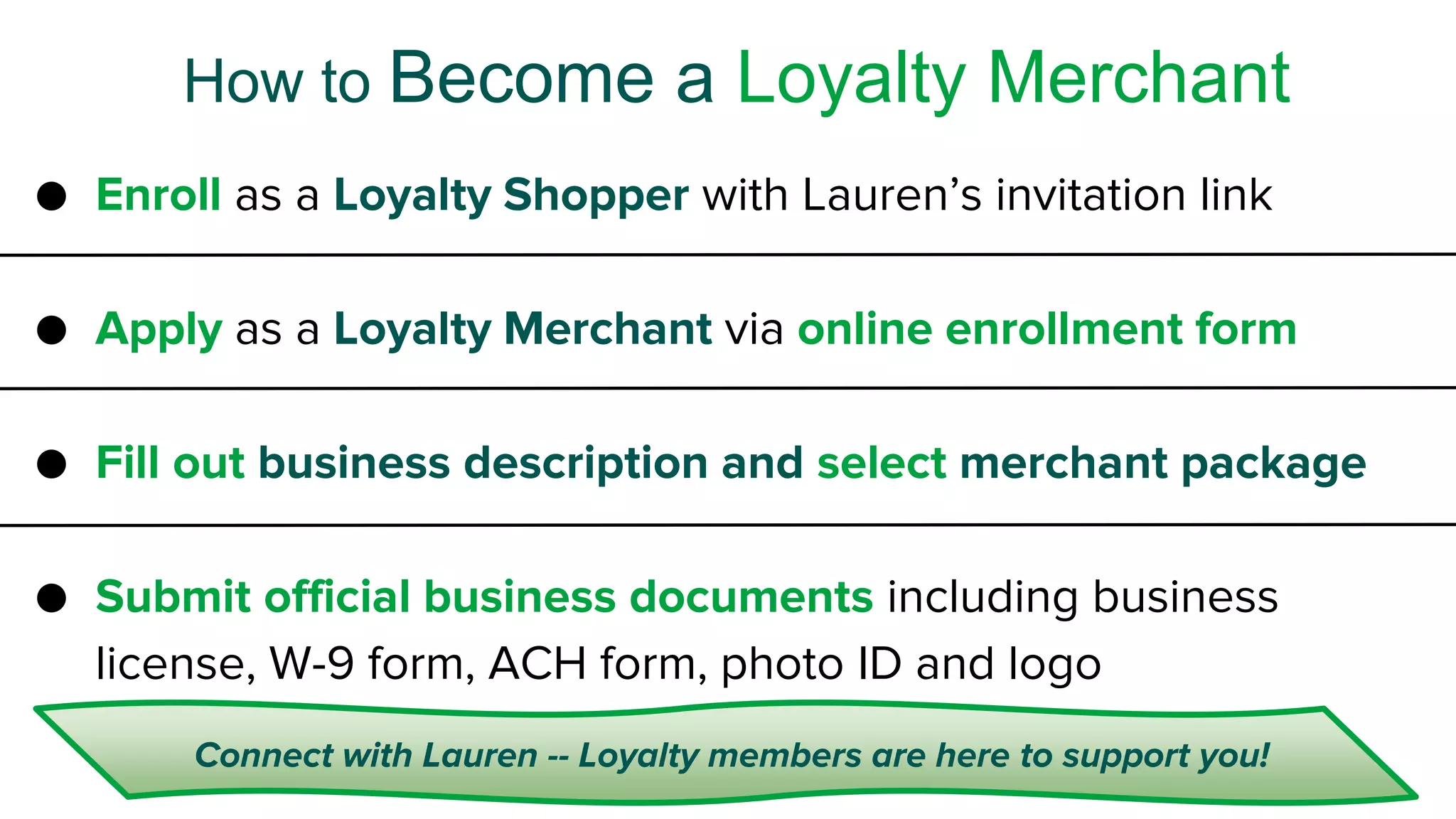 Merchant benefits presentation | PPTX