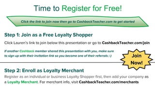 Merchant benefits presentation | PPTX