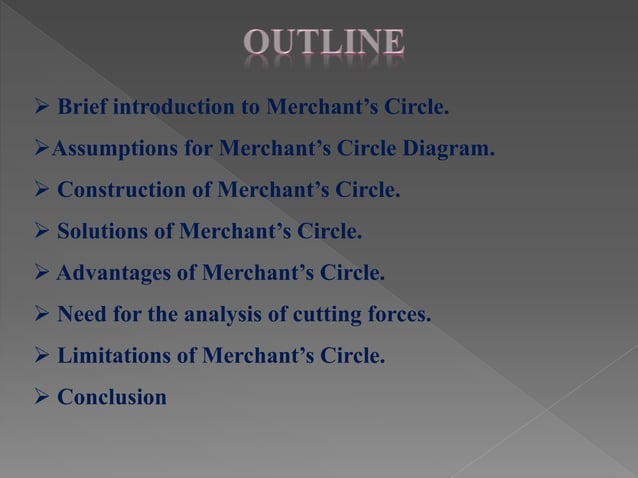 Merchant Circle Diagram | PPTX