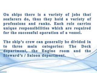 Merchant Navy Career Path | PPTX