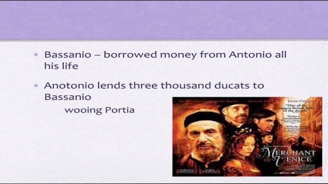 merchant of venice short explanation of play written by William ...