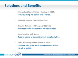 Merchant one powerpoint | PPT