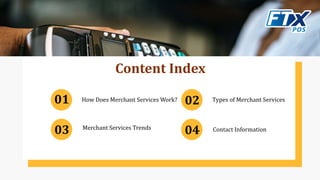 Merchant Services Providers : A Guide for Business Owners | PPTX