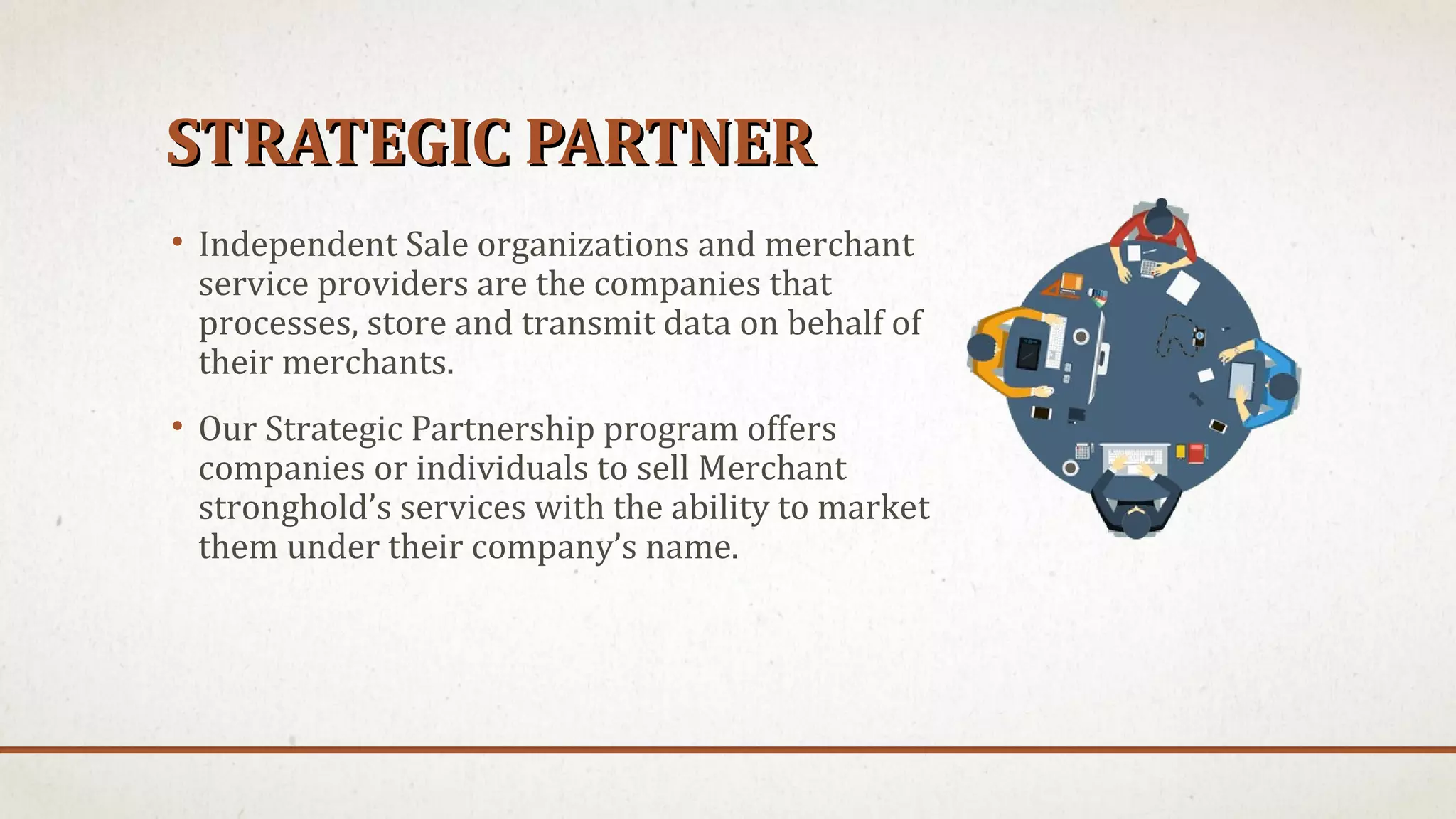 Partnership With Merchant Services | PPT