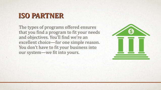 Partnership With Merchant Services | PPT