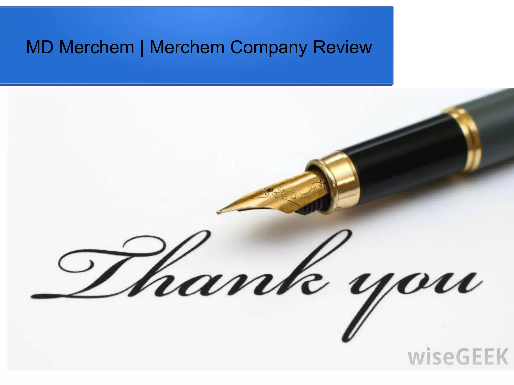 Merchem Company Review - Fashion | PPT