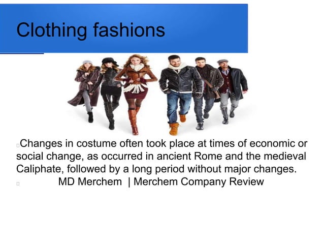 Merchem Company Review - Fashion | PPT