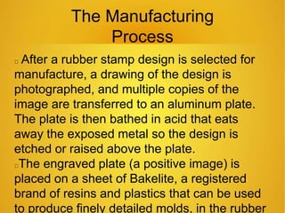 Merchem MD Manufacturing of Rubber Stamp | PPTX