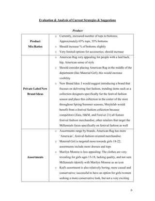 Macy's Case Study - Merchandise Strategies FIDM 2013 | DOCX