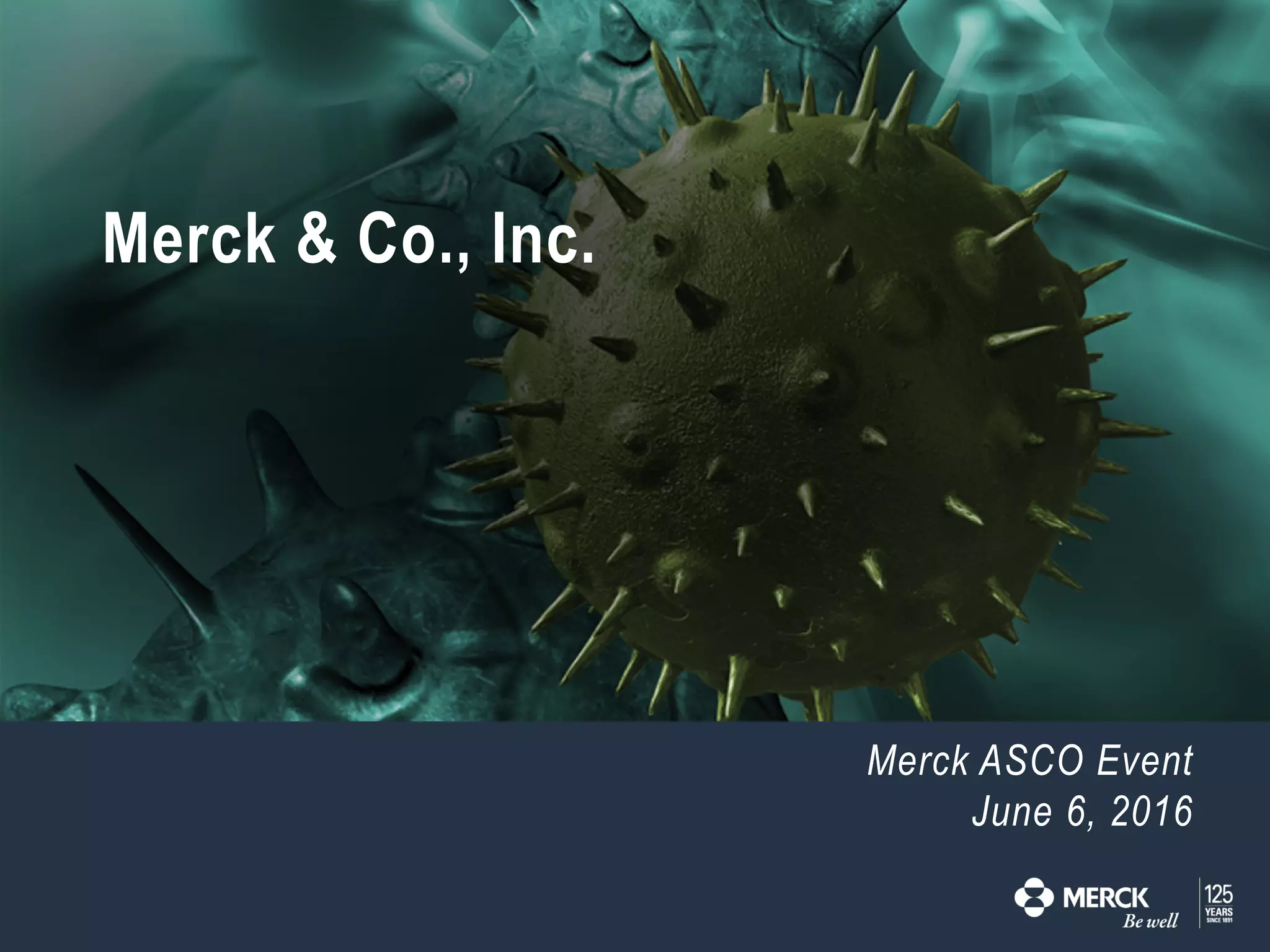 Merck asco-briefing-slides | PDF