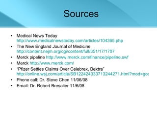 Merck - Vioxx Controversy | PPT