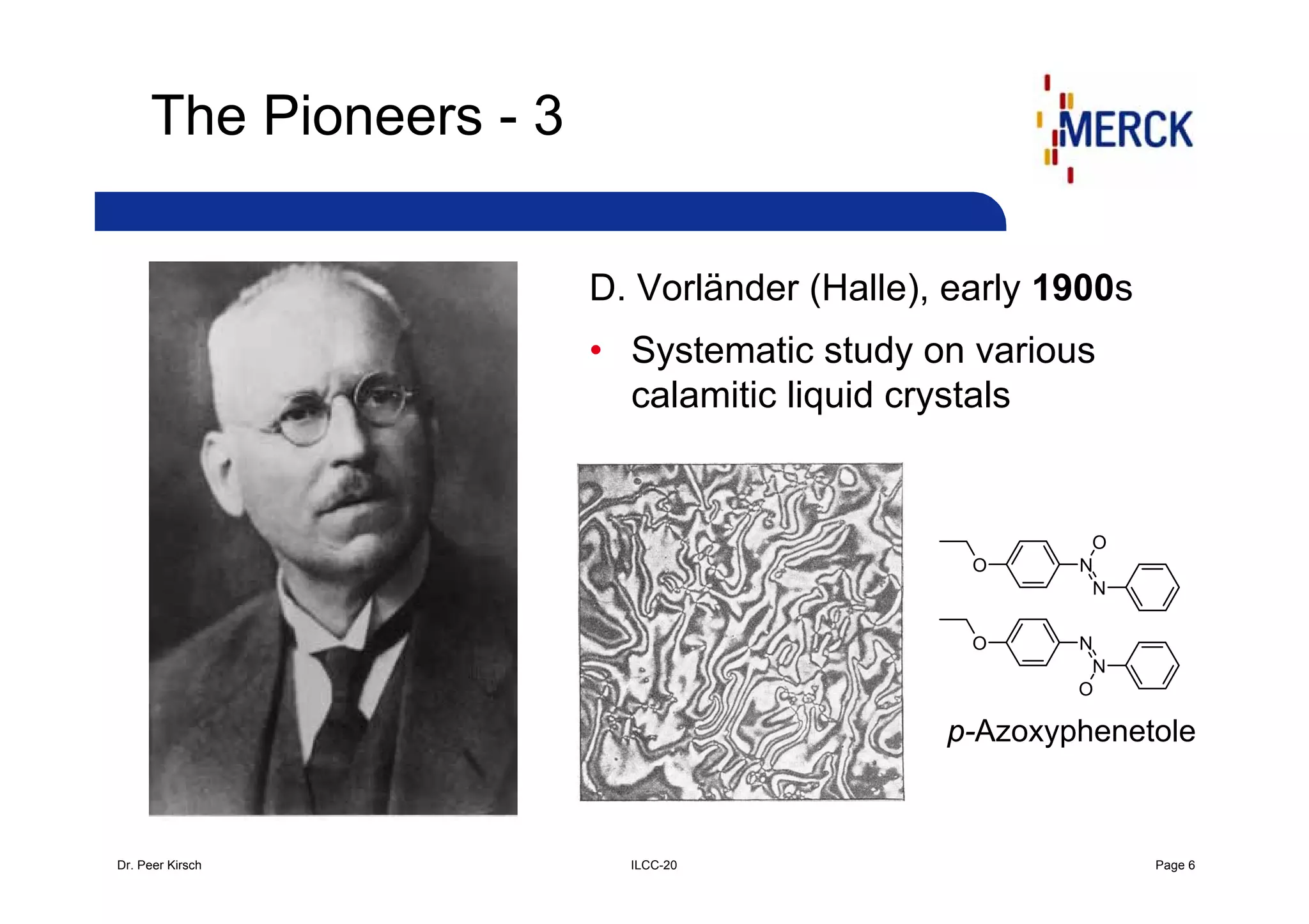 Merck Chemicals - 100 Years of Liquid Crystals at Merck | PDF