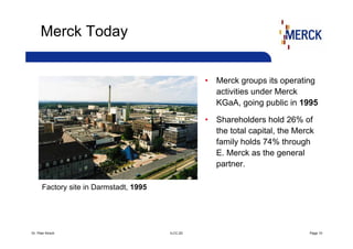 Merck Chemicals - 100 Years of Liquid Crystals at Merck | PDF
