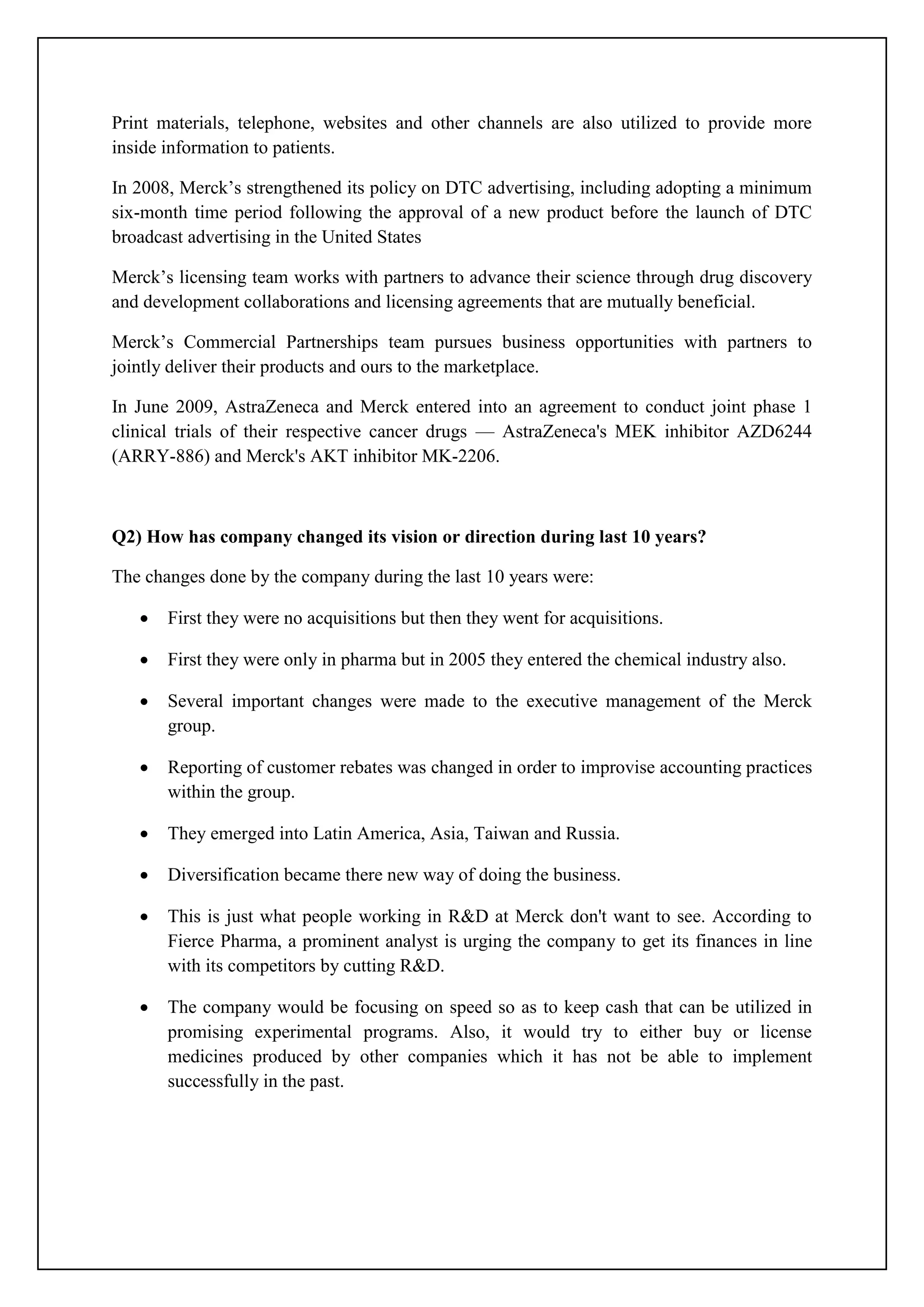 Merck group 7 strategic_mgmt | PDF