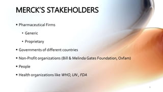 Merck: Global Health and Access to Medicines | PPTX