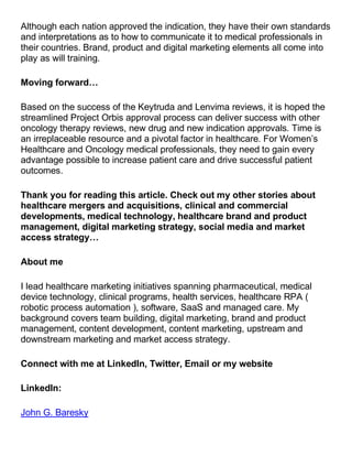 Merck Keytruda and Eisai Lenvima Achieve Triple Approval In Oncology ...