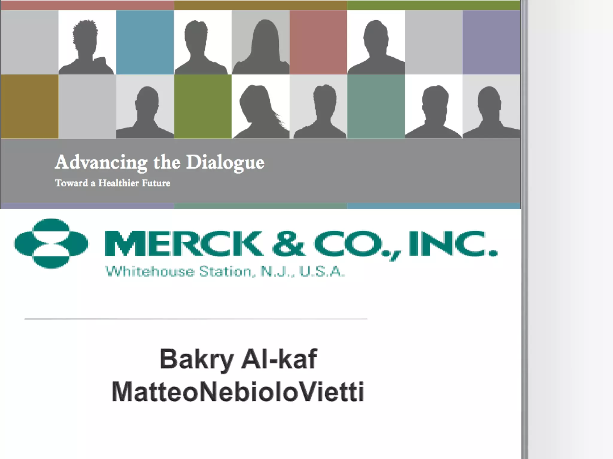 Merck presentation. | PPTX