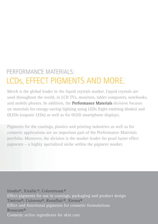 Merck facts and figures - Merck company profile 2012 | PDF ...