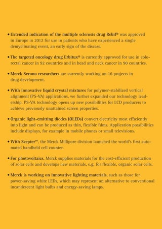 Merck facts and figures - Merck company profile 2012 | PDF ...