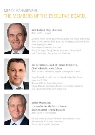 Merck facts and figures - Merck company profile 2012 | PDF ...