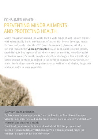 Merck facts and figures - Merck company profile 2012 | PDF ...