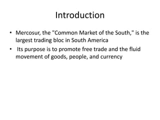 Mercosur | PPTX