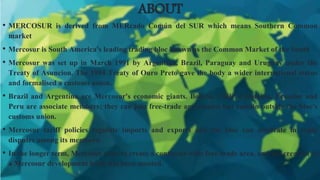 Mercosur | PPT