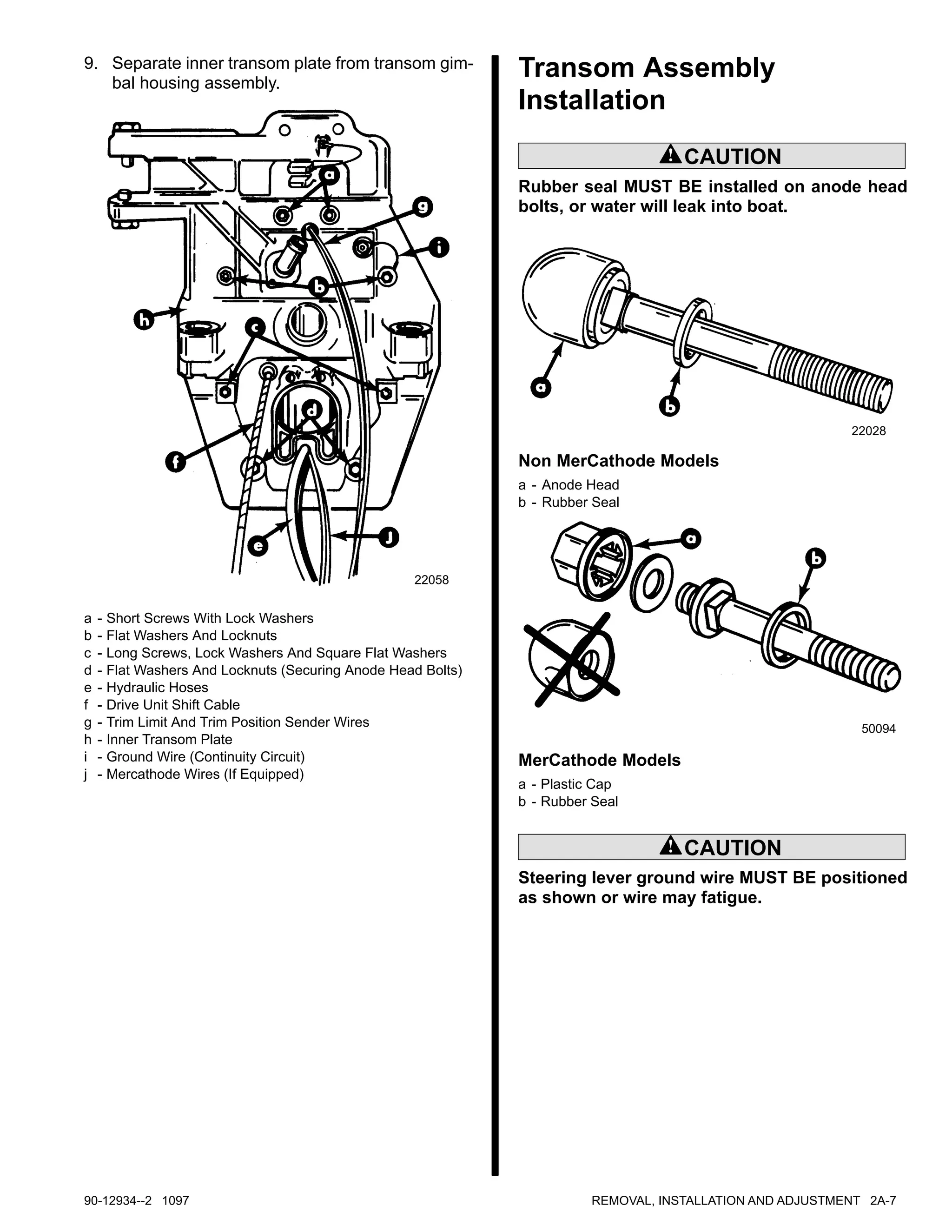 Mercruiser sterndrive mc alpha one alpha one ss service repair manual ...