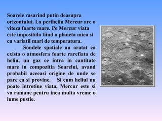 Planeta Mercur | PPT