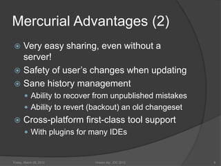 Mercurial DVCS | PPTX