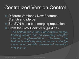 Mercurial DVCS | PPTX