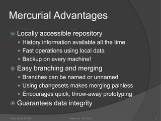 Mercurial DVCS | PPTX