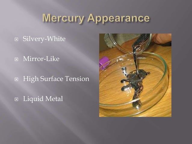 Mercury | PPTX | Chemistry | Science