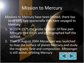 Mercury | PPTX
