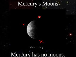 Mercury - The Swiftest Planet | PPT