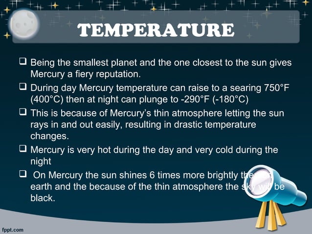 Mercury | PPT | Geography | Science